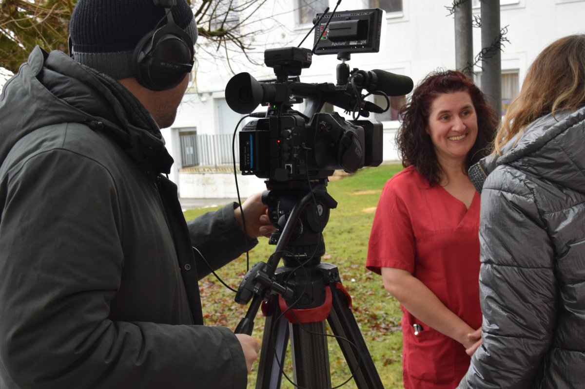 Kamera läuft: LPBZ-MitarbeiterInnen und BewohnerInnen von MEDIEN gefragt